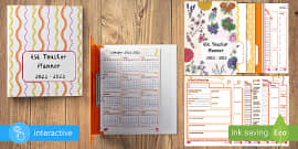 FREE! - Teacher Planner | 2022-2023 (teacher made) - Twinkl