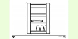 FREE! - Kitchen Colouring Page | Colouring Sheets - Twinkl