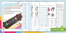 Winter Olympic Syllable Division Worksheet For Kids | Twinkl