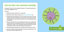 Wanneer Om Jou Hande te Was Vertoon Teken (teacher made)