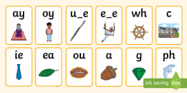 Free Phonics Flashcards - Phase 5 - Teaching Resources