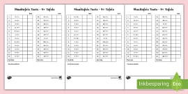 Speltoets Digitale Templaat (Hecho por educadores) - Twinkl