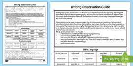 Maths Observation Sheet | Printable Multi-purpose Sheets