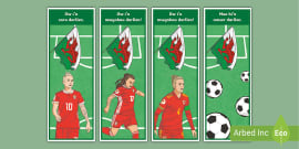 Wales Football Bookmarks to Encourage Reading in Welsh