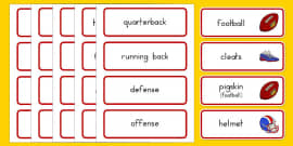 NFL Word Search (teacher made)