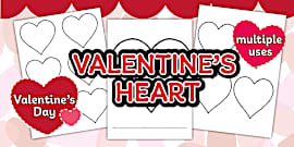 Editable Heart Templates | Valentine's Day | Twinkl USA