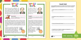 Roald Dahl Biography and Facts for Kids | Teaching Wiki