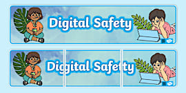 Values Display Posters - Digital Safety (Teacher-Made)