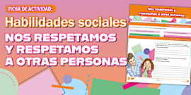 Ficha de actividad: Cooperación – Habilidades sociales