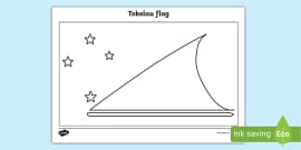 FREE! - Tokelau Badge Colouring | Colouring Sheets - Twinkl