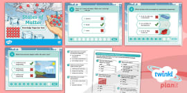 KS2 Year 4 States of Matter Revision Activity Mat - Twinkl