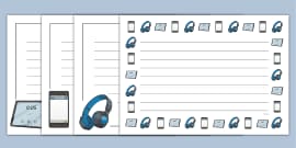 👉 ICT Page Borders (teacher made) - Twinkl