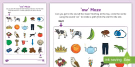 ea Phonics Maze (teacher made) - Twinkl