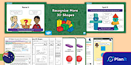 Phase 1 Space: 2D Shapes (Name 2D Shapes) Lesson 1 - Twinkl