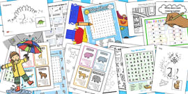 EYFS Rainy Day Activity Pack (teacher made) - Twinkl