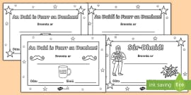 Irish Gaeilge End of Year Certificates (teacher made)