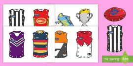 AFL Colouring Pages - Australian Primary Resource