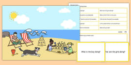 Spring Picture Scene with Visual Supports (teacher made)