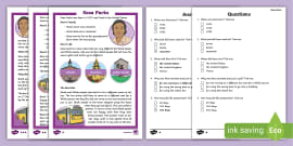 Black History Month Reading Comprehension KS2 - LKS2
