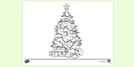 FREE! - Cuboid Present Colouring | Colouring Sheets - Twinkl