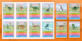 Dinosaur Fact Cards Printable - Primary Resources - Twinkl