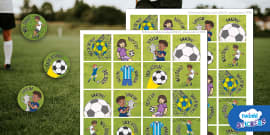 World Cup 2022 - Football Stickers (teacher made) - Twinkl
