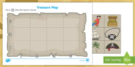 Pirate Map | Coordinate Plane Treasure Map Activity