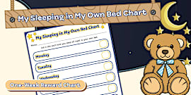 Sleeping in Own Bed Reward Chart