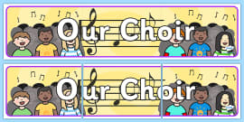 Music Banner - Printable | Classroom Display (teacher made)