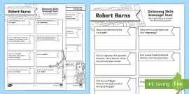 Robert Burns Word Search | CfE Resources | Twinkl - Twinkl