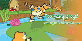 👉 Too Many Frogs: Skip Counting by 2, 5 and 10 Game