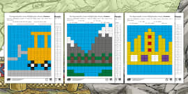 Easter Multiplication Mosaics | Hidden Pictures Worksheets