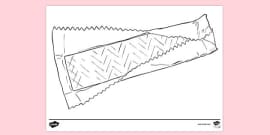 FREE! - Chewing Gum Colouring Sheet | Colouring Sheets