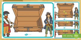 Treasure Chest Template (Teacher-Made)