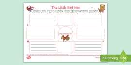 1, 2, 3, 4, 5, Little Red Hen Song (teacher made) - Twinkl