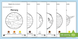 FREE! - Free Astronaut Colour by Number Pages for Kids: Download!