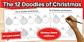 Copy the Christmas Doodle Warm-up Activity