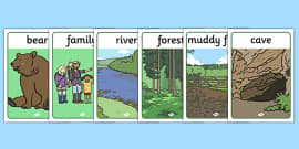 FREE! - We're Going on a Bear Hunt Story Sequencing Cards | Twinkl