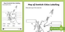 Interactive Scottish Food Map - Labelling Activity for Kids