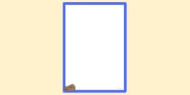 FREE! - Simple Blank Seven Dwarfs Page Border | Twinkl