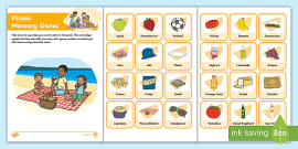 Beach Memory Game (teacher made)