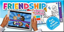 Friendship Interactive Colouring