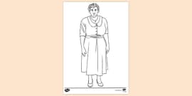 FREE! - Elsie Widdowson Colouring Sheet | Colouring Sheets