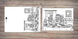 FREE! - Greek Mythology-Themed Birthday Card Colouring Activity