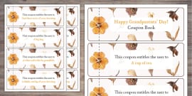 Grandparents Day Printable Bookmarks | Twinkl Party