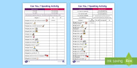 Can You...? Oral Language PowerPoint (teacher made)