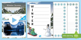 Winter Writing Frames (teacher made)