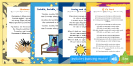 Light and Dark Word Mat (teacher made)