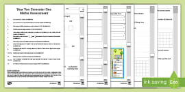 Year 1 Addition and Subtraction End-of-Semester Assessment