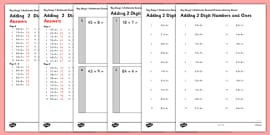 👉 Adding Two 2-Digit Numbers (teacher made) - Twinkl